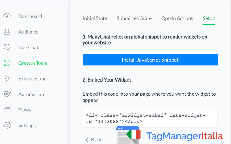 Come Installare ManyChat con Google Tag Manager? Guida Completa