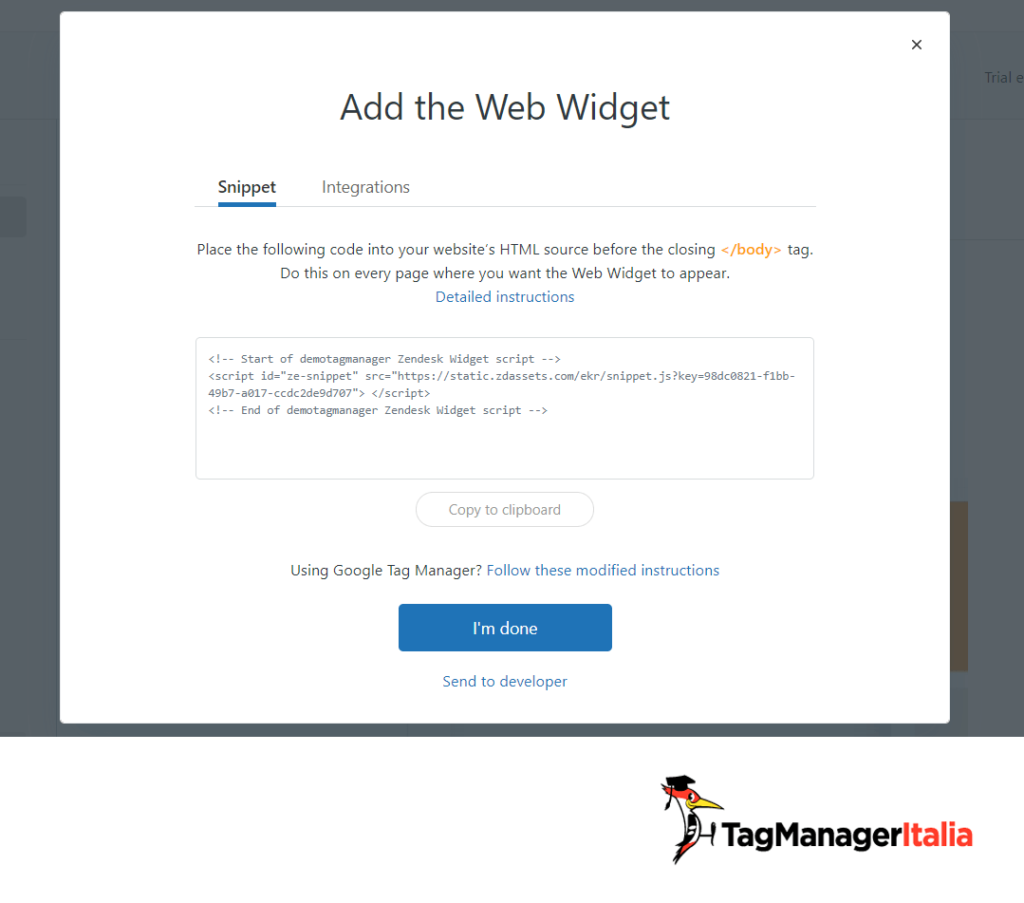 Guida Base: Come Installare Zopim Live Chat con Google Tag Manager