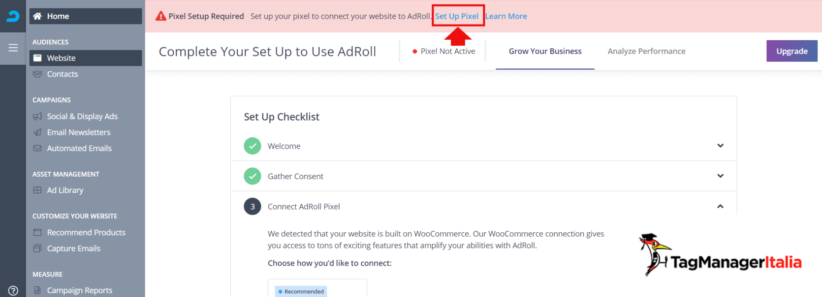 Installare il Pixel AdRoll con Google Tag Manager | Tag Manager Italia