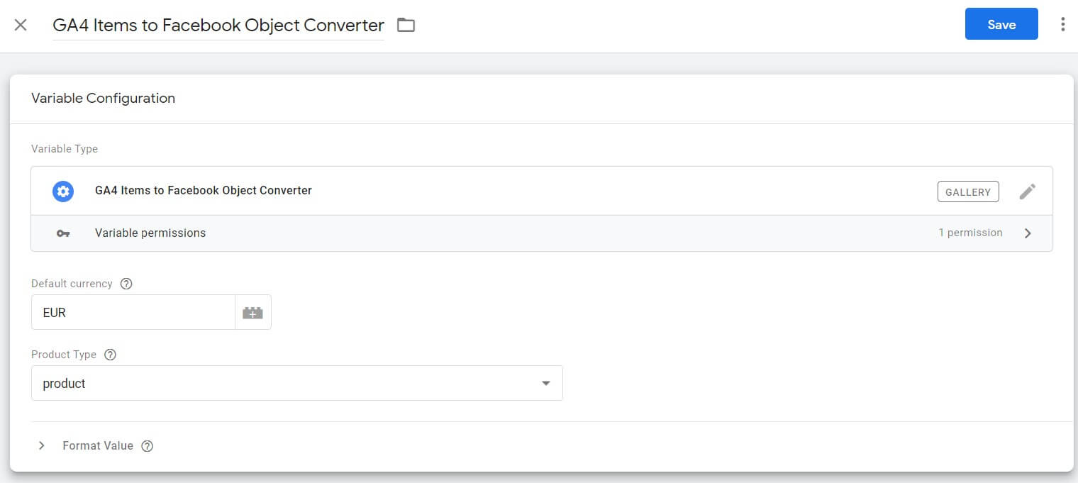 GitHub - matteo-zambon-gtm/GA4-Items-to-Facebook-Object-Converter