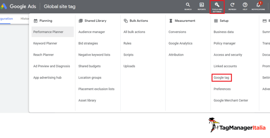 Google Tag: cos'è, come funziona e come configurarlo